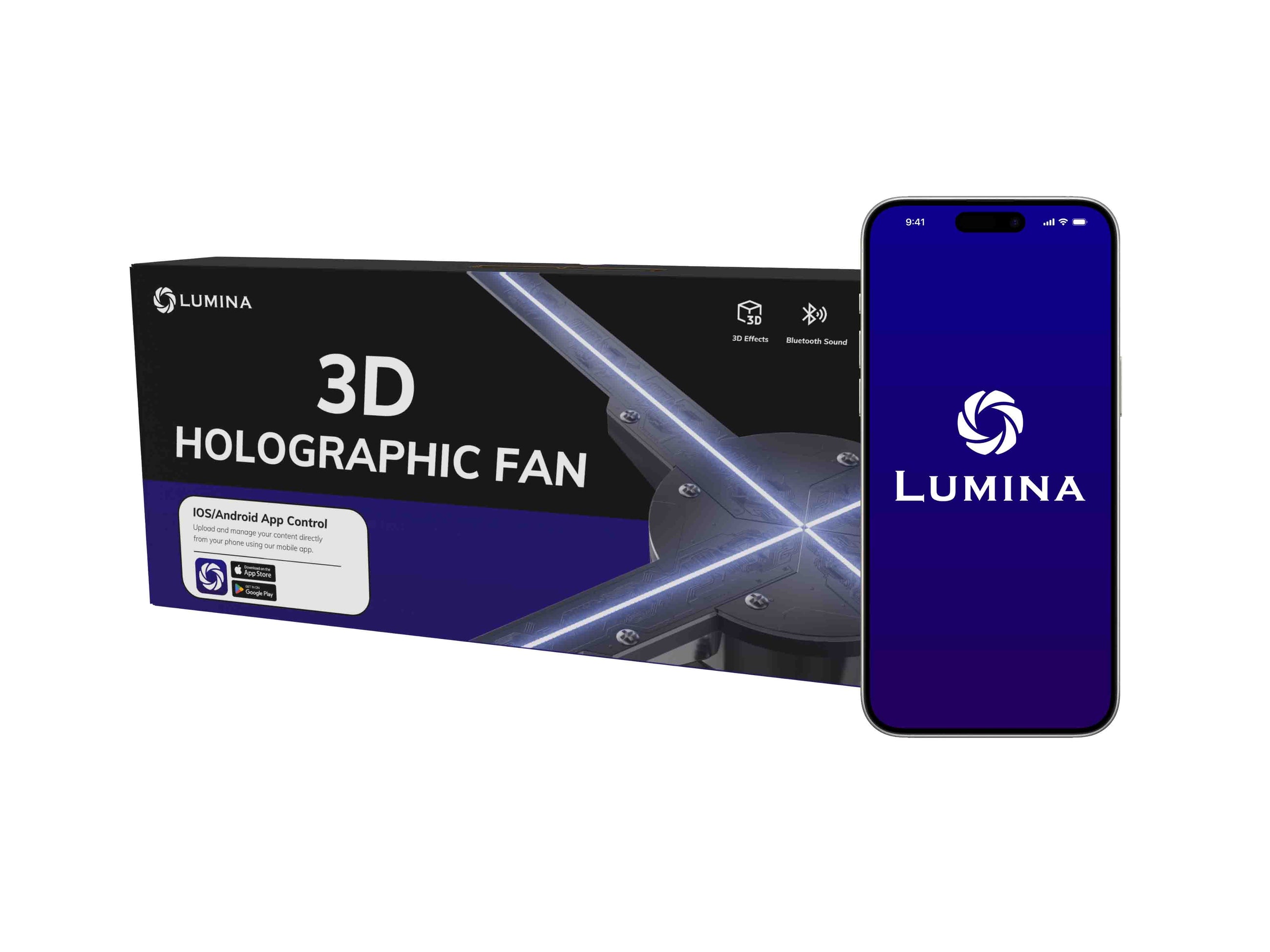 LUMINA: Top Hologram Fan & 3D LED Displays